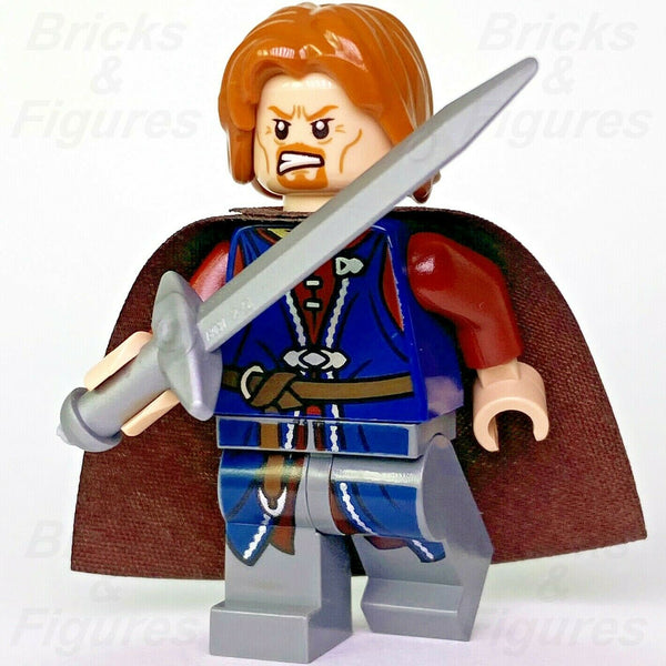 Lego Boromir LEGO Part 3626pb0734 Light Flesh Minifig, Head Dual